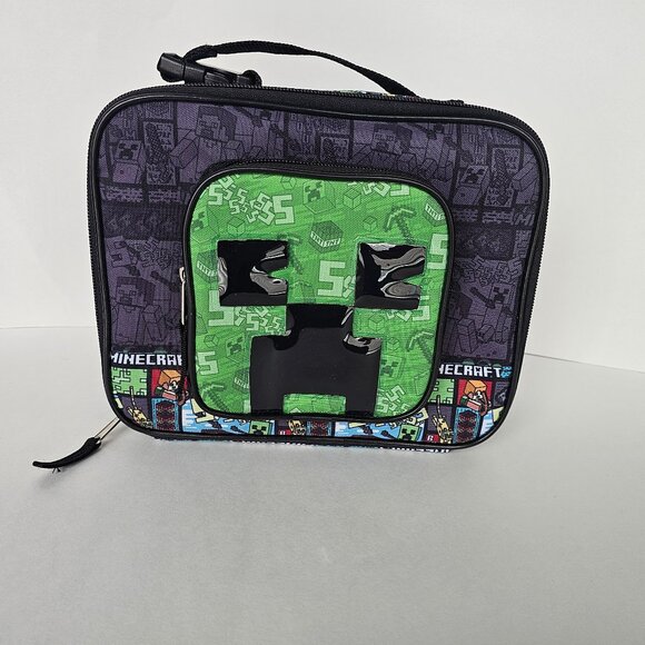 Other | New Minecraft Creeper Insulated Lunch Box With Tags | Poshmark